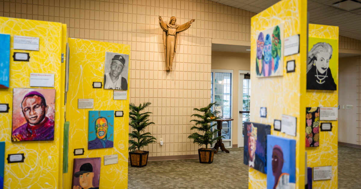 St. Kateri Parish hosts traveling exhibit of Black Catholic saints ...