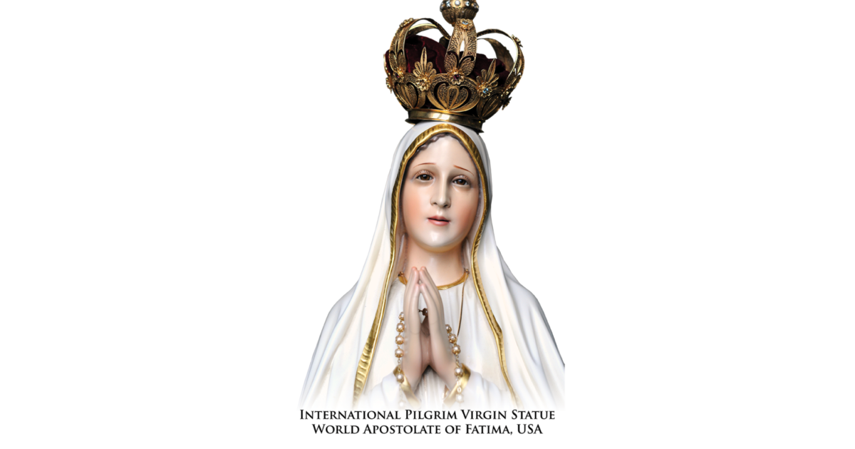 World famous International Virgin Pilgrim Statue of Fatima visits ...